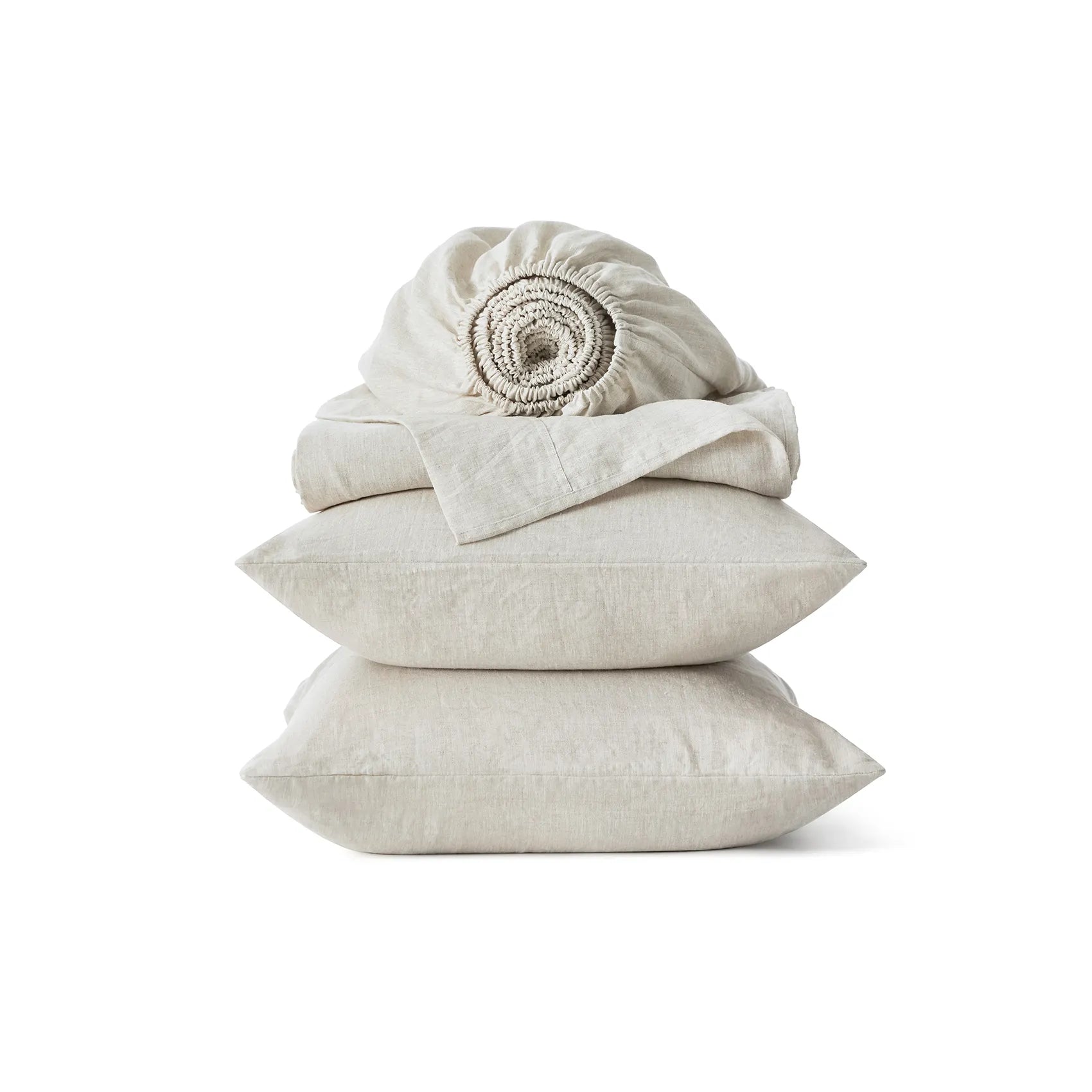 Cotton-Linen Percale Sheet Set | Breathable, Cool & Soft – Bedsure