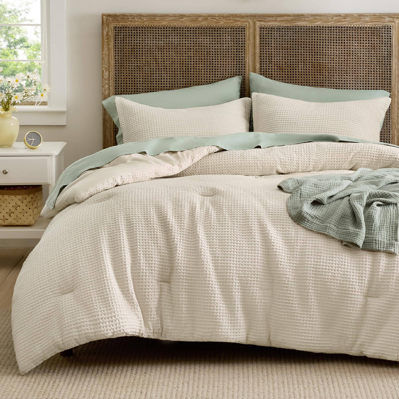 Bedsure Comforter Set Reversible Warming and Cooling